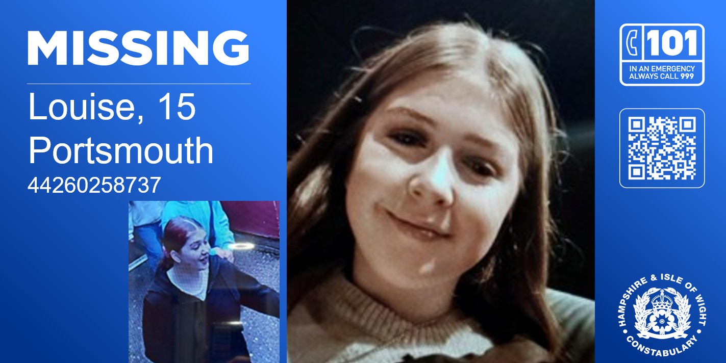 MISSING: Louise, 15, from Portsmouth | Hampshire and Isle of Wight ...
